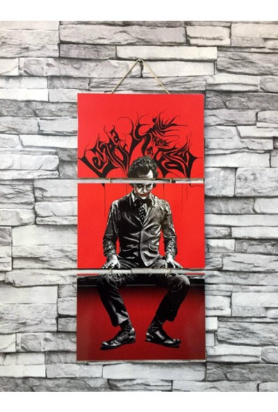 Takıcım Bijuteri & Poster Joker Ahşap Tablo(Poster)