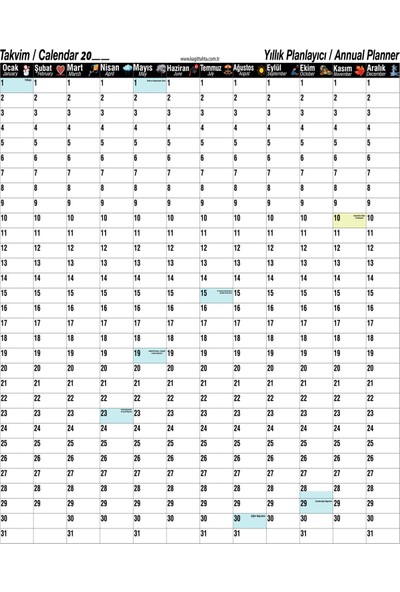 Kaizen Manyetik Yapışkanlı Her Yıl Kullanılabilen Yıllık Program Planlayıcı Kaizen Manyetik Yapışkanlı Her Yıl Kullanılabilen Yıllık Program Planlayıcı