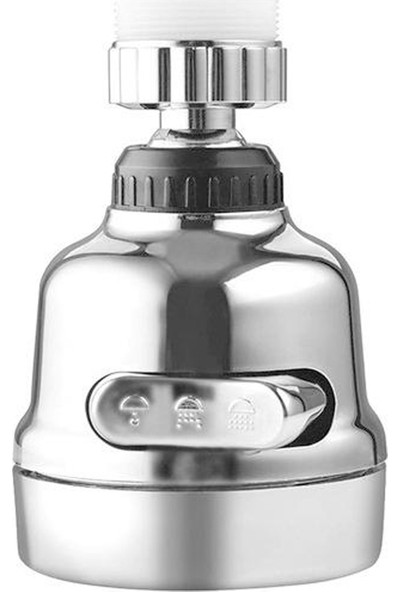 Cmk 3 Fonksiyonlu Musluk Başlığı 360° Dönebilen Tasarruflu Musluk Cmk 3 Fonksiyonlu Musluk Başlığı 360° Dönebilen Tasarruflu Musluk