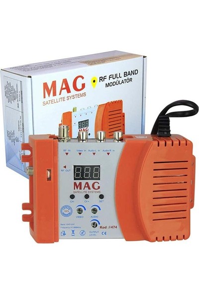 Mag 1474 Rf Full Band Modülatör LED Göstergeli 180013 Mag 1474 Rf Full Band Modülatör LED Göstergeli 180013