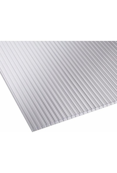 Hakel 100x100CM Şeffaf-Renksiz 4mm Polikarbon Çatı Kaplama Malzemesi