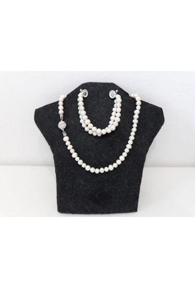 Naturel Ticaret Kartanesi Kolye ve Bileklik Set