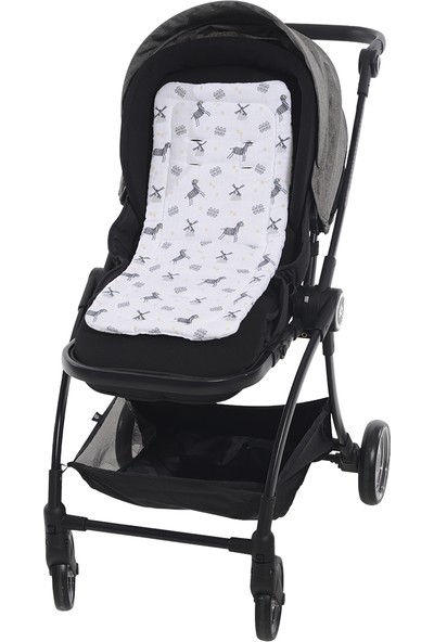 Safemom Müslin Puset Minderi - Zebra Safemom Müslin Puset Minderi - Zebra