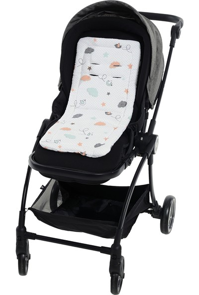 Safemom Müslin Puset Minderi - Kuşlar