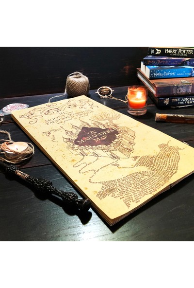 Over Game Harry Potter Çapulcu Haritası - The Marauder's Map