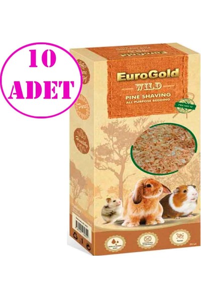 EuroGold Kemirgenler İçin Talaş 15 lt 10 Adet EuroGold Kemirgenler İçin Talaş 15 lt 10 Adet
