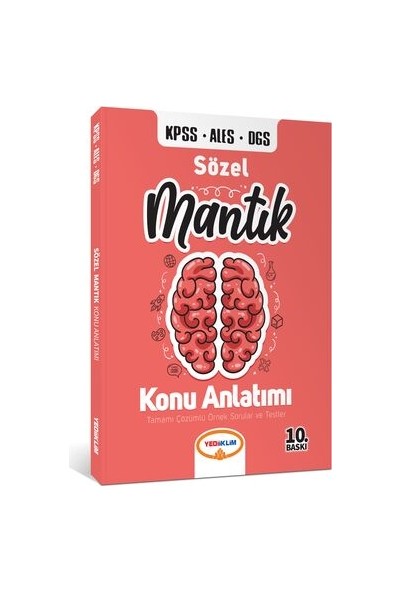Yediiklim Yayınları KPSS ALES DGS Sözel Mantık Konu Anlatımı Yediiklim Yayınları KPSS ALES DGS Sözel Mantık Konu Anlatımı