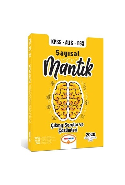 Yediiklim Yayınları KPSS ALES DGS Sayısal Mantık Çıkmış Sorular ve Çözümleri Yediiklim Yayınları KPSS ALES DGS Sayısal Mantık Çıkmış Sorular ve Çözümleri