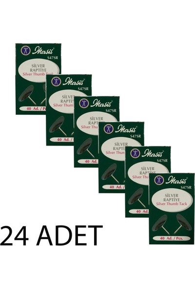 Masis Silver Raptiye 40'lı Paket S47SR 24'lü Masis Silver Raptiye 40'lı Paket S47SR 24'lü