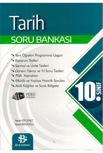 Bilgi Sarmal Yayınları 10. Sınıf Tarih Soru Bankası Bilgi Sarmal Yayınları 10. Sınıf Tarih Soru Bankası