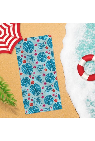 Miniso Flowers Plaj Havlusu