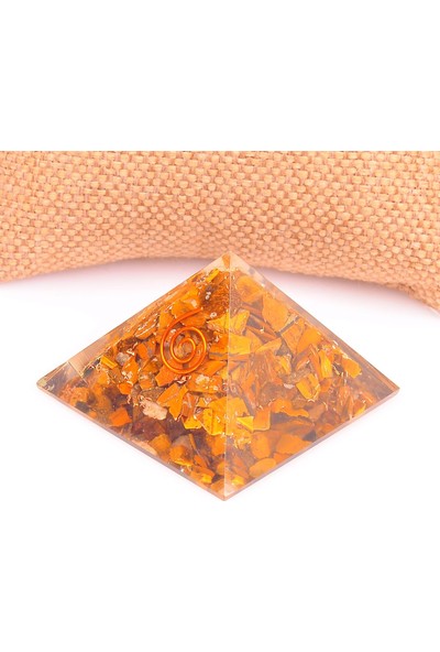 Taş Sandığı Kaplan Gözü Taşı Orgonit Piramit Taş Sandığı Kaplan Gözü Taşı Orgonit Piramit