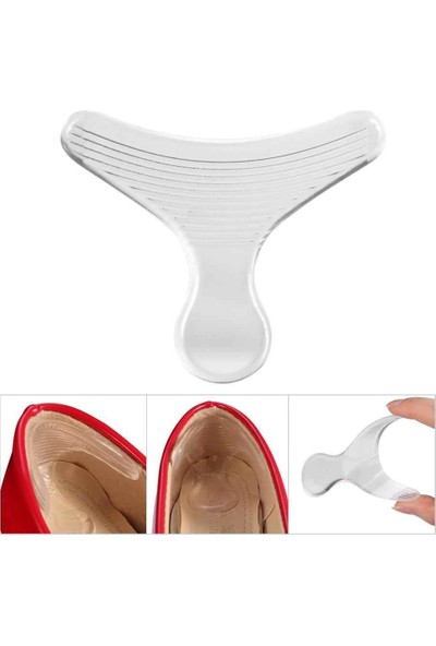 Bunionettes Ayakkabı Vurma Önleyici Topuk Koruyucu 2li Silikon T Kaydırmaz