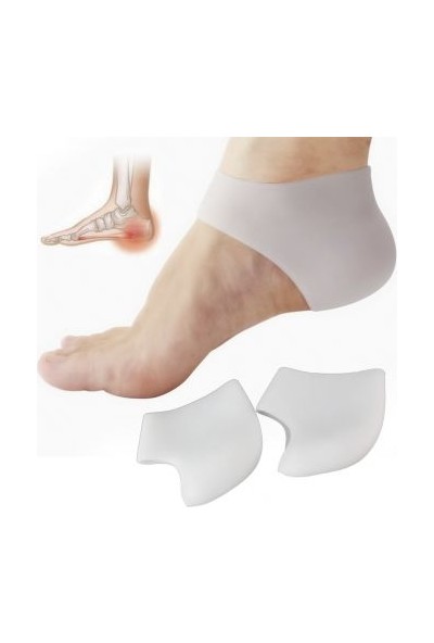 Matesstore Topuk Gömleği Diken Çorabı Koruyucu Gömlek Tabanlık Silikon Esnek Matesstore Topuk Gömleği Diken Çorabı Koruyucu Gömlek Tabanlık Silikon Esnek