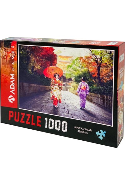 Adam Games Japon Kadınları 1000 Parça Puzzle Adam Games Japon Kadınları 1000 Parça Puzzle