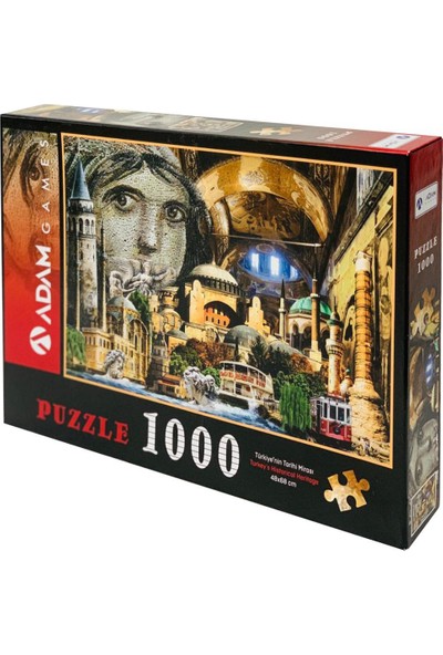 Adam Games Türkiye'nin Tarihi Mirası 1000 Parça Puzzle Adam Games Türkiye'nin Tarihi Mirası 1000 Parça Puzzle