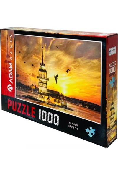 Adam Games Kız Kulesi 1000 Parça Puzzle