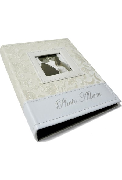Nobbystar Deri Işlemeli Fotoğraf Albümü 200'LÜK 10X15 (Beyaz)