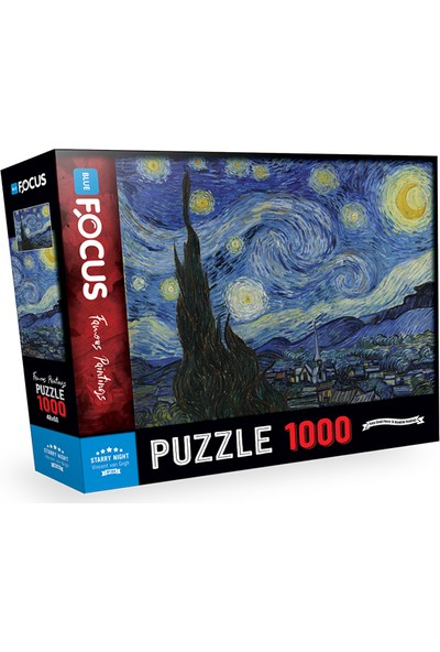 Blue Focus 1000 Parça Puzzle - Yıldızlı Gece