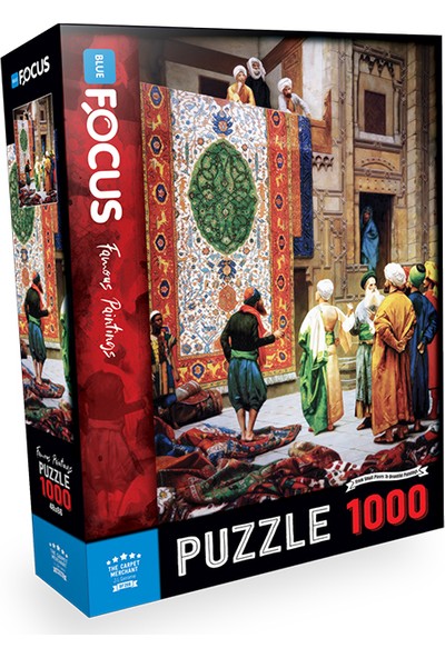 Blue Focus 1000 Parça Puzzle - Halı Tüccarı Blue Focus 1000 Parça Puzzle - Halı Tüccarı