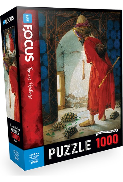 Blue Focus 1000 Parça Puzzle - Kaplumbağa Terbiyecisi Blue Focus 1000 Parça Puzzle - Kaplumbağa Terbiyecisi
