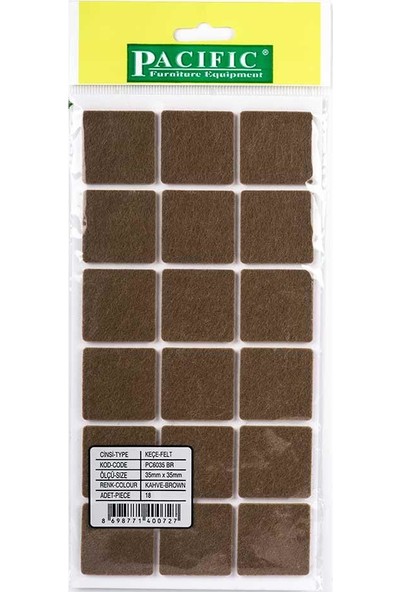 Pacıfıc Keçe 35 x 35 mm Kanepe Sehpa Sandalye İçin Zemin Koruyucu Pacıfıc Keçe 35 x 35 mm Kanepe Sehpa Sandalye İçin Zemin Koruyucu