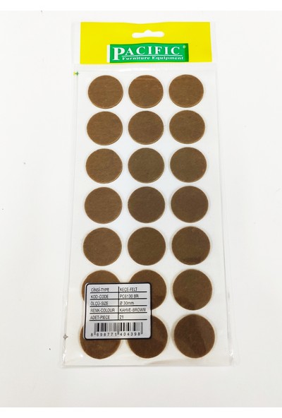 Pacıfıc Keçe-30 mm Çap-Kanepe Sehpa Sandalye Için Zemin Koruyucu Pacıfıc Keçe-30 mm Çap-Kanepe Sehpa Sandalye Için Zemin Koruyucu