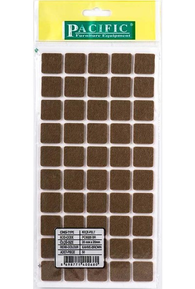 Pacıfıc KEÇE-20X20 Mm-Kanepe Sehpa Sandalye Için Zemin Koruyucu Pacıfıc KEÇE-20X20 Mm-Kanepe Sehpa Sandalye Için Zemin Koruyucu