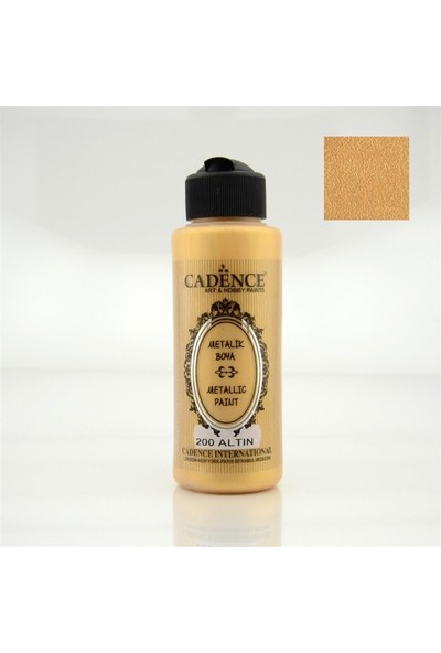 Cadence Metalik Boya 120 ml 200 Altın