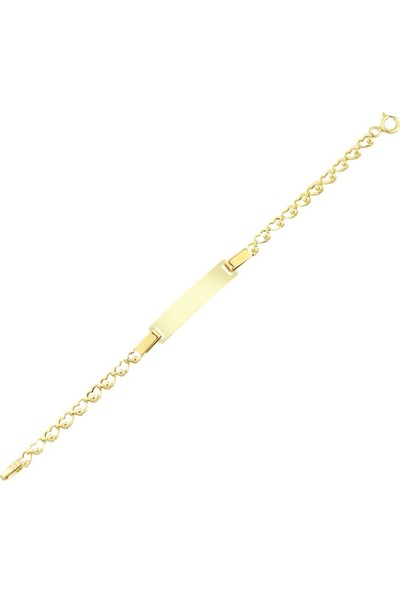 İryum 14 Ayar Çocuk Künye W4B26086