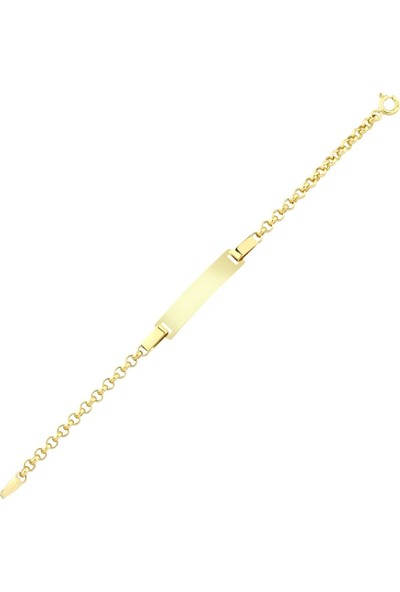 İryum 14 Ayar Çocuk Künye W4B29007