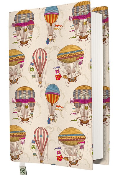 Kapax Kitap Kılıfı - Balonlar - M
