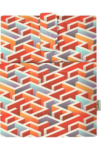 Kapax Mona Kitap Kılıfı - Labirent 3D