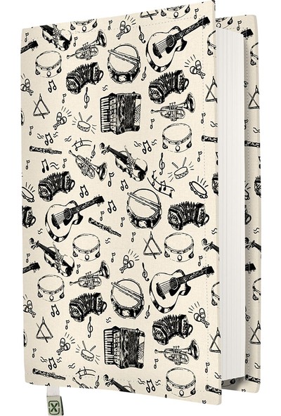 Kapax Kitap Kılıfı - Enstrüman - M