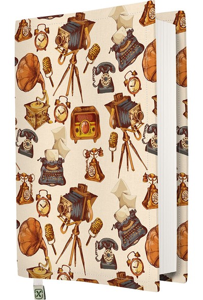 Kapax Kitap Kılıfı - Retro - M