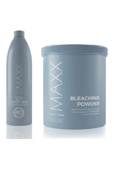 Maxx Deluxe Gri Saç Açıcı Oryal + 40 Volume Krem Oksidan Maxx Deluxe Gri Saç Açıcı Oryal + 40 Volume Krem Oksidan