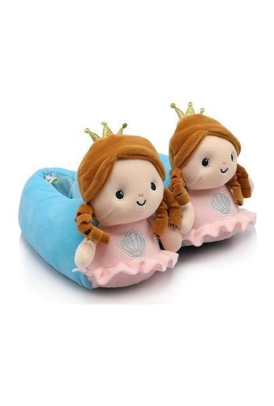 Twigy Tt0863 Tw Candy Mavi Hayvan Figürlü Çocuk Panduf