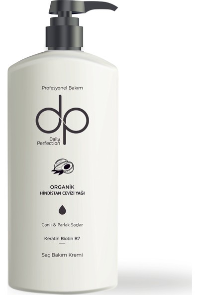 DP Organik Hindistan Cevizi Yağı Saç Bakım Kremi 500 ml