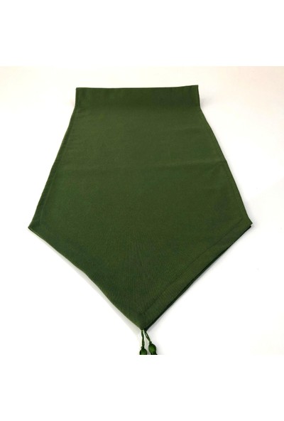 Desen İzmir Runner Örtü Yeşil Renk