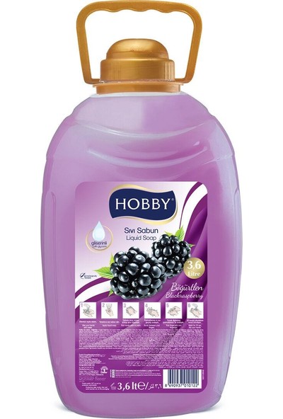Hobby Sıvı Sabun 3.6lt Böğürtlen