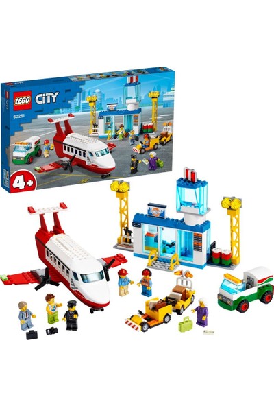 LEGO® City Merkez Havaalanı 60261 Yapım Oyuncağı (286 Parça)