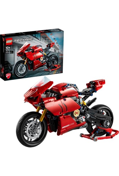 LEGO® Technic™ 42107 Ducati Panigale V4 R Motorsiklet Oyuncak Yapım Seti (646 parça) - Çocuk ve Yetişkin için Koleksiyonluk Oyuncak