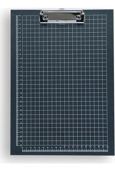 Pikas Sekreterlik Kapaksız Üstten Mekanizmalı Ölçekli Desenli A4 Siyah