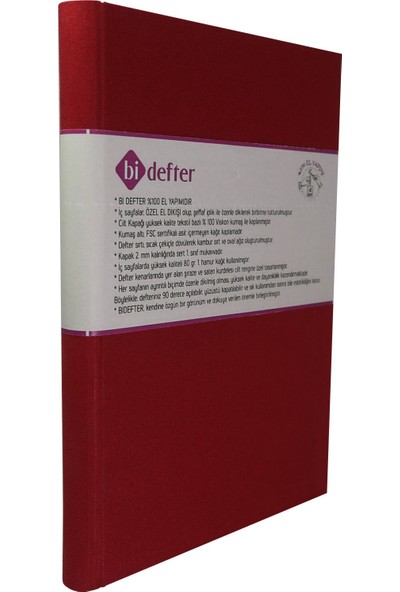 Bi Defter Müzik Nota Defteri Özel Kumaş Ciltleme Kesik Anahtarlı A4 120 Sayfa 90 gr 21 x 29,5 cm Bordo Bi Defter Müzik Nota Defteri Özel Kumaş Ciltleme Kesik Anahtarlı A4 120 Sayfa 90 gr 21 x 29,5 cm Bordo