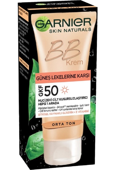Garnier Bb Krem Güneş Lekelerine Karşı 50 ml