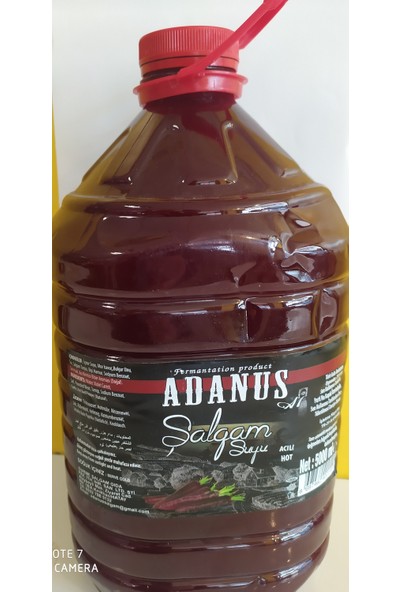 Adanus Şalgam 5 Lt