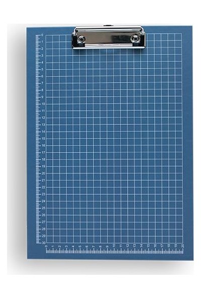 Pikas Sekreterlik Kapaksız Üstten Mekanızmalı Ölçekli Desenli A4 Mavi