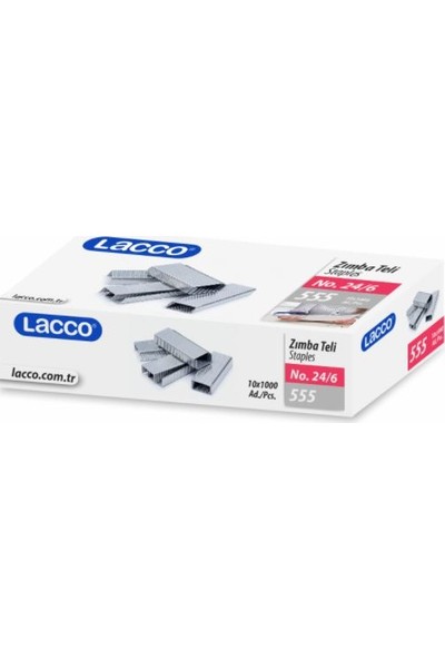 Lacco Zımba Teli 24/6 10'lu Paket