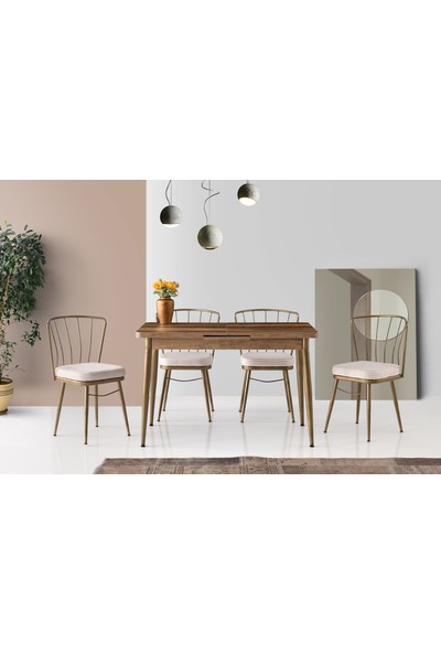 Necoline Ay Masa Takımı Yıldız Sandalyeli