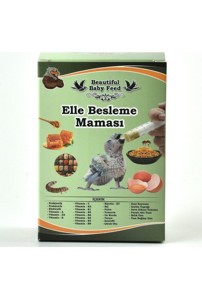Beautiful Food Yavru Kuş Elle Besleme Maması 100 gr Beautiful Food Yavru Kuş Elle Besleme Maması 100 gr